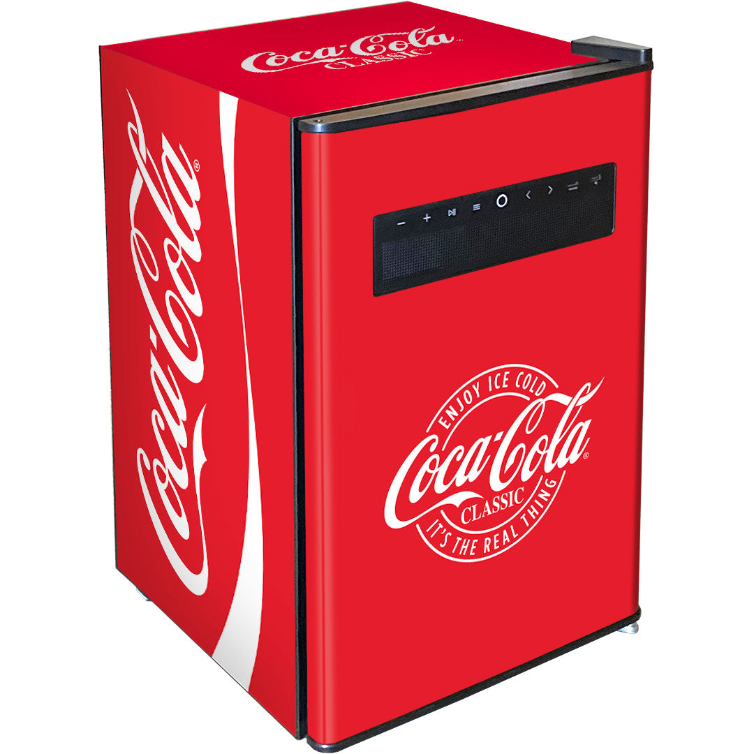 Official Coca-Cola branded Bluetooth Speaker Disco Bar Fridge 70 Litre ...