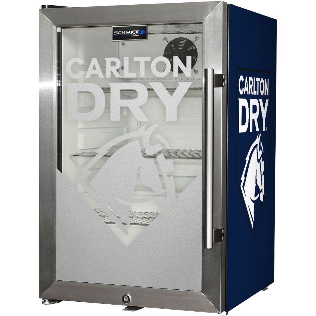 Carlton Dry Tropical Glass Door Beer Fridge / Compact Bar Fridge 70 ...