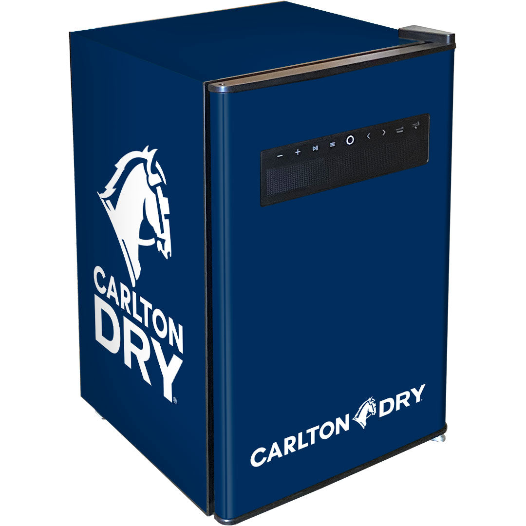 Carlton Dry Blue Tooth Speaker Party Fridge Pumps The Tunes And Keeps ...