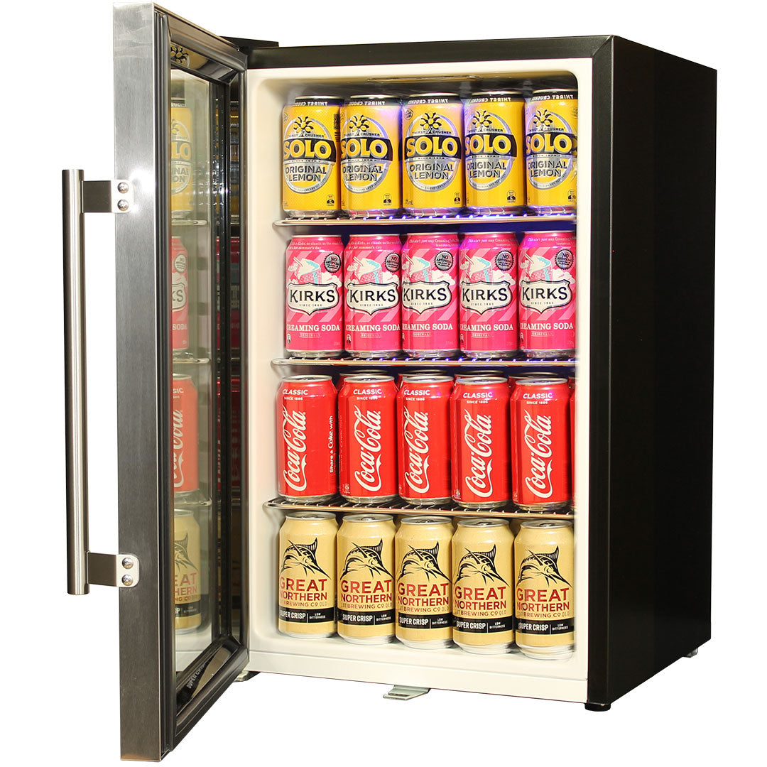Carlton Dry Tropical Glass Door Beer Fridge / Compact Bar Fridge 70 ...