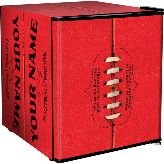 Football Design Mini Vintage Retro Bar Fridge - Add Your Own Name – Bar ...