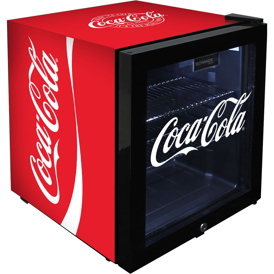 Official Coca-Cola branded Glass Door Mini Fridge With a Lock - CHOOSE ...