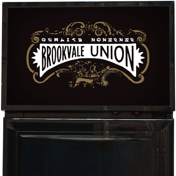 Brookvale Union Branded Skinny Glass Door Upright Bar Fridge, Brand ...