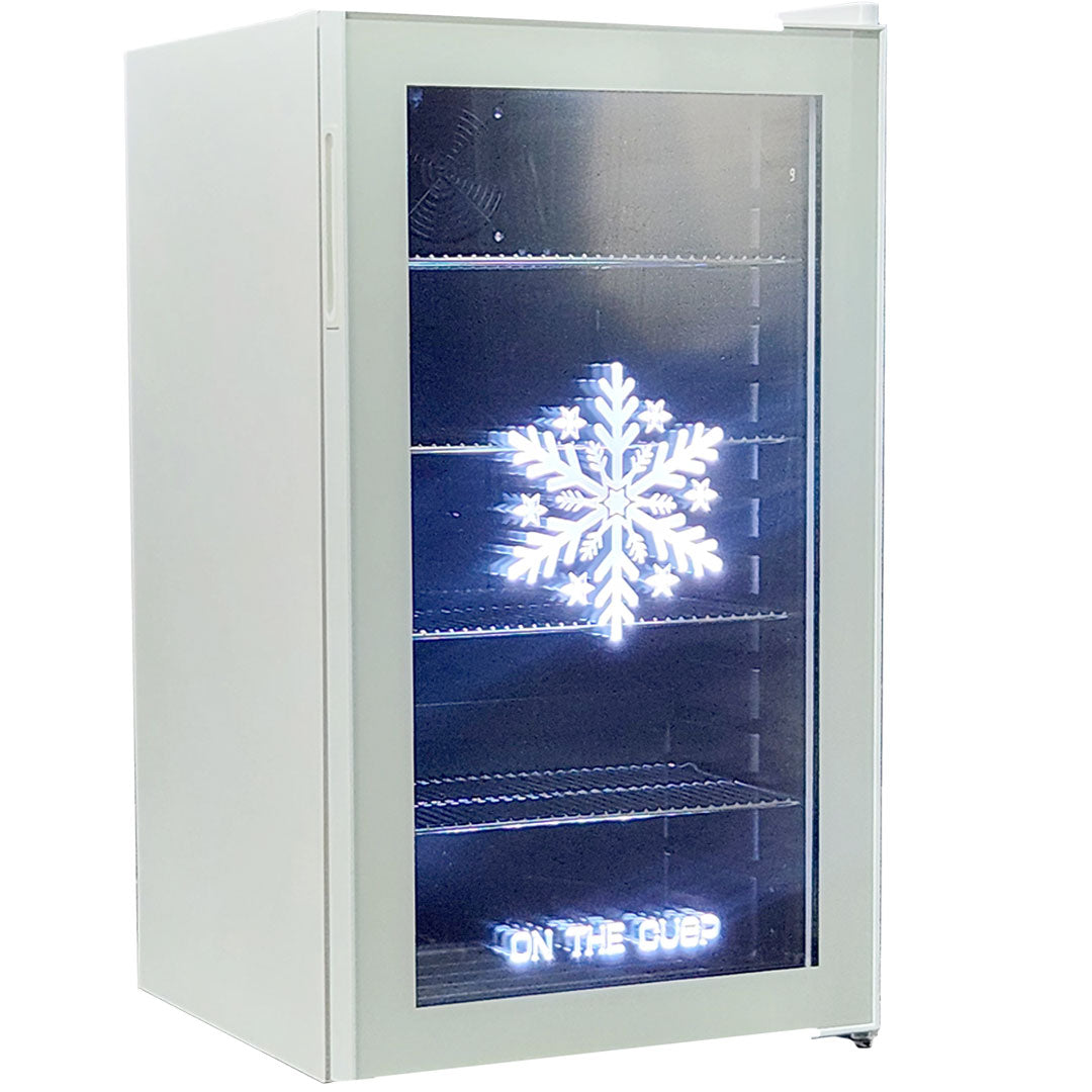 Triple Glazed Alfresco Bar Fridge With Lock And Blue Led Lights – Bar ...