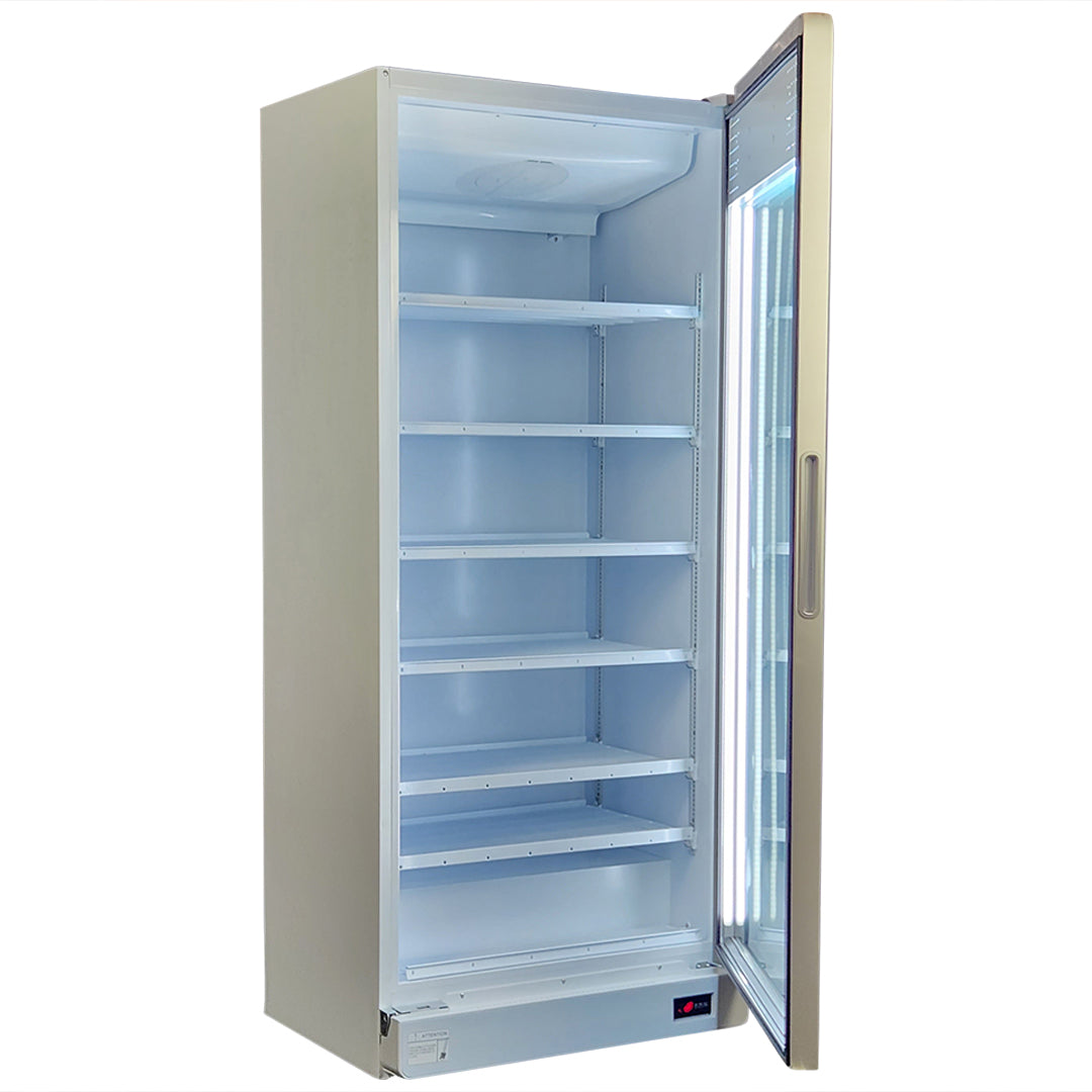Upright Quiet Running Glass Door Bar Fridge Model HUS-SC372W – Bar ...