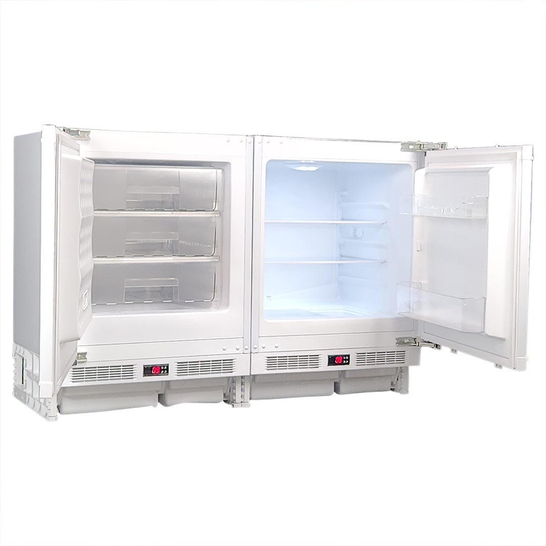 Schmick Matching Integrated Under Counter Built In Fridge And Freezer ...