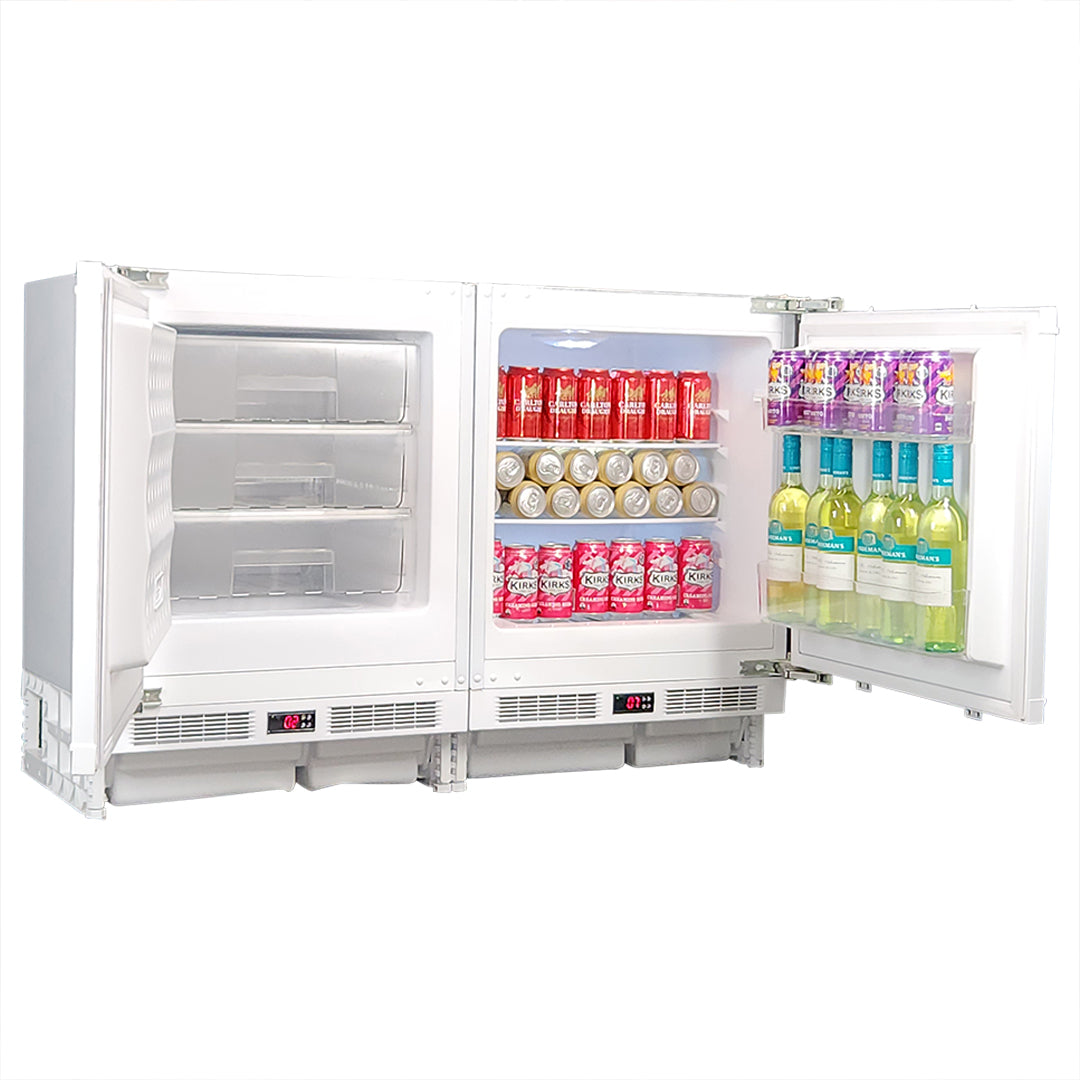 Schmick Matching Integrated Under Counter Built In Fridge And Freezer ...