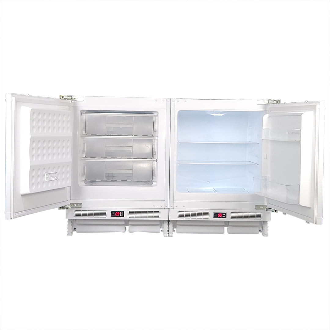 Schmick Matching Integrated Under Counter Built In Fridge And Freezer ...