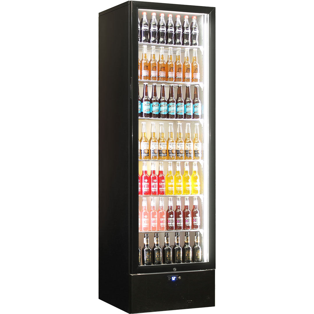 Schmick Upright Energy Efficient Quiet Running Glass Door Bar Fridge ...