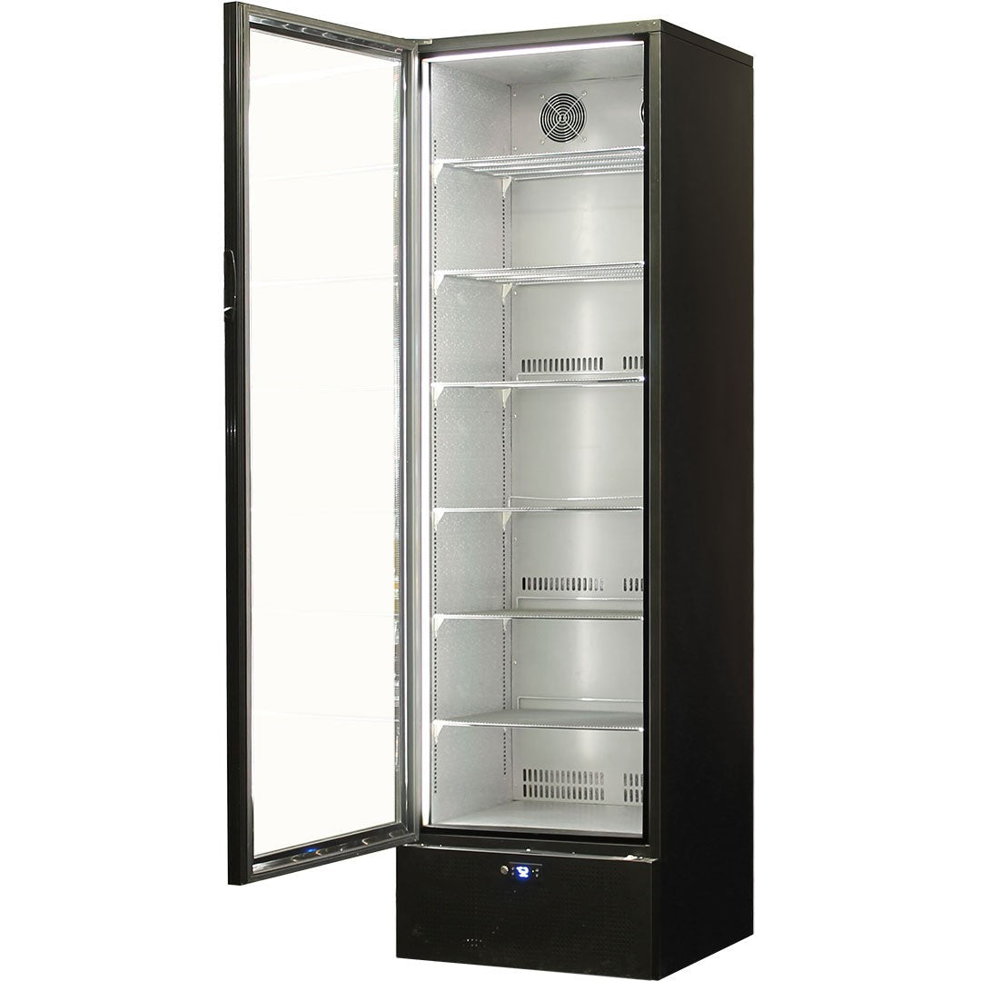 Schmick Upright Energy Efficient Quiet Running Glass Door Bar Fridge ...