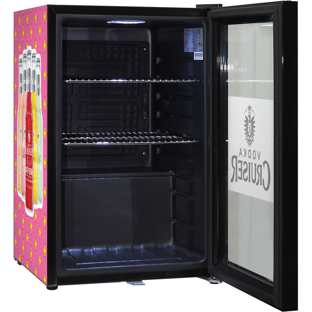 Vodka Cruiser Branded Bar Fridge LOW E Glass Door And Lock, Delivery ...