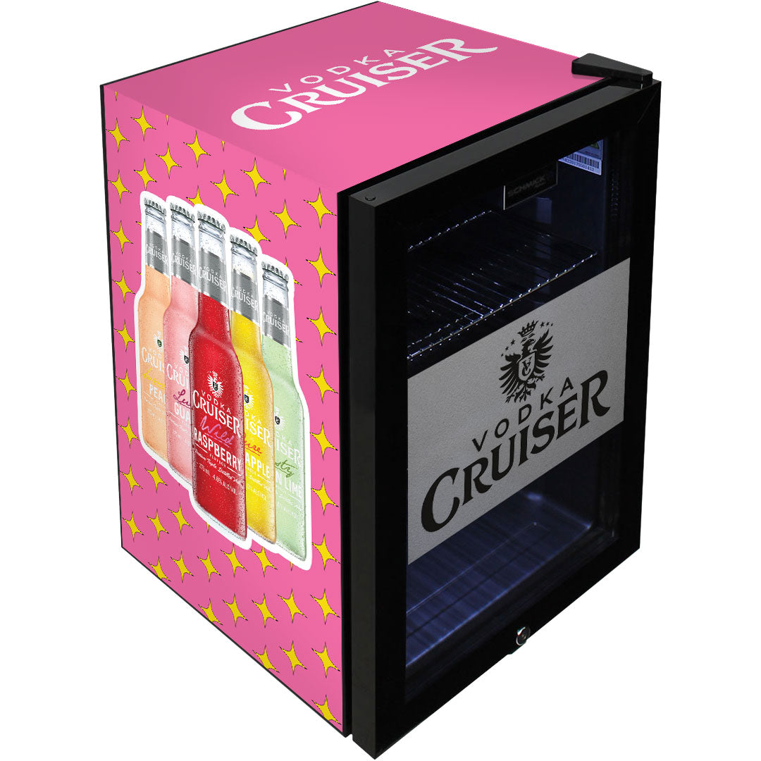 Vodka Cruiser Branded Bar Fridge LOW E Glass Door And Lock, Delivery ...