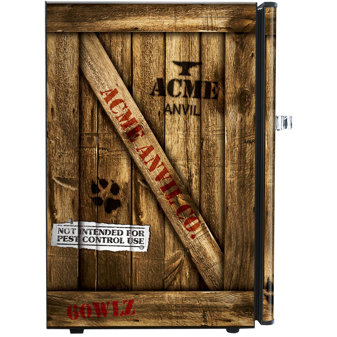 Mini Bar Fridge Retro 70 Litre All Black With Solid Door - Toxic Waste ...