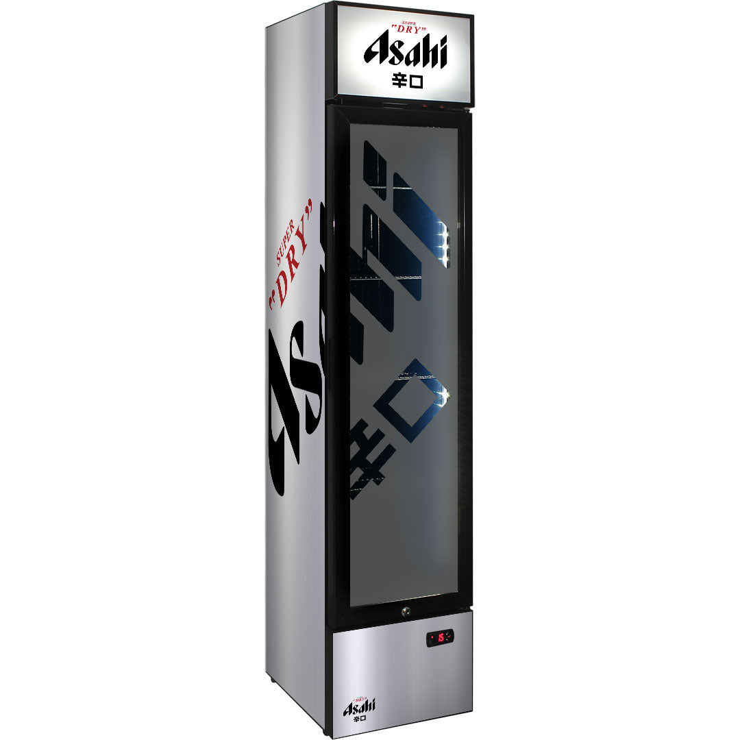 Schmick Skinny Glass Door Upright Bar Fridge Asahi Design, Brand Parts ...