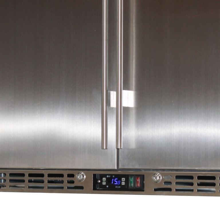 Rhino Quiet Running 2 Door Commercial Alfresco All Stainless Steel Bar ...