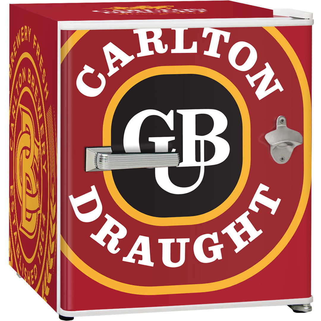Carlton Draught Mini Vintage Retro Bar Fridge 46 Litre – Bar Fridges ...