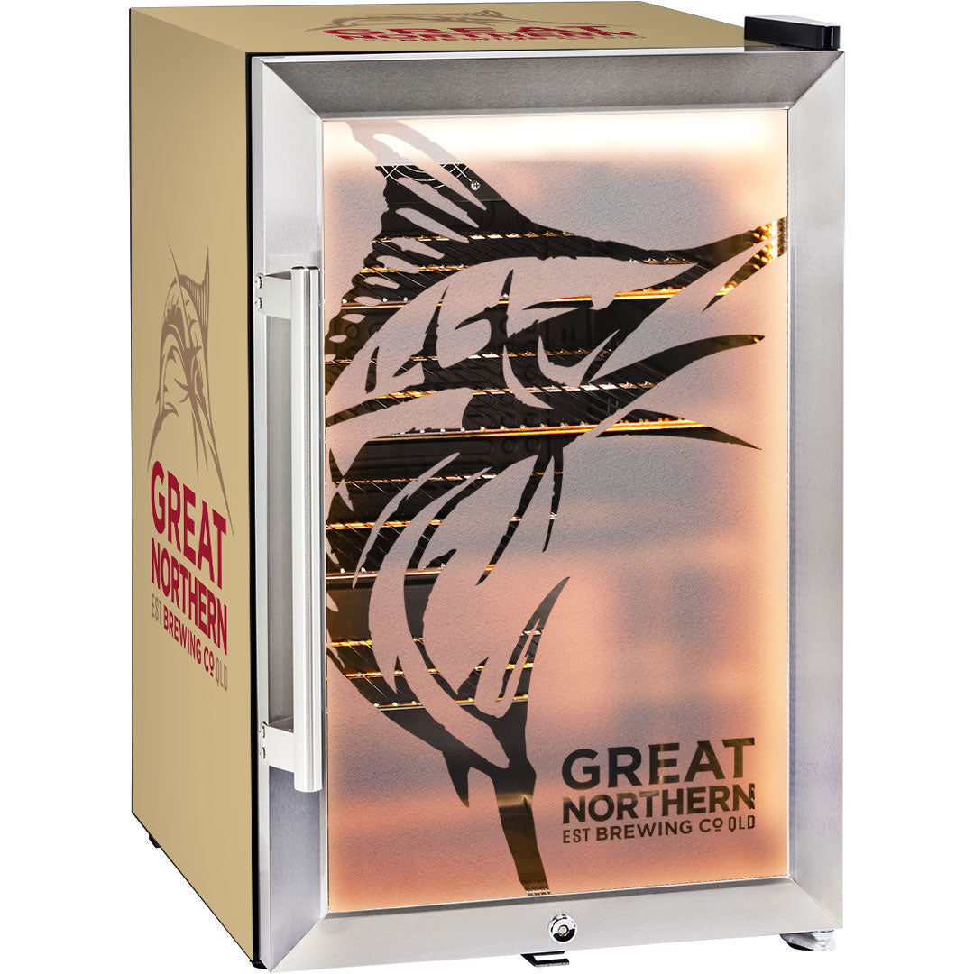 Great Northern Branded Bar Fridge With Unique Light Up Logo, Great Gift ...
