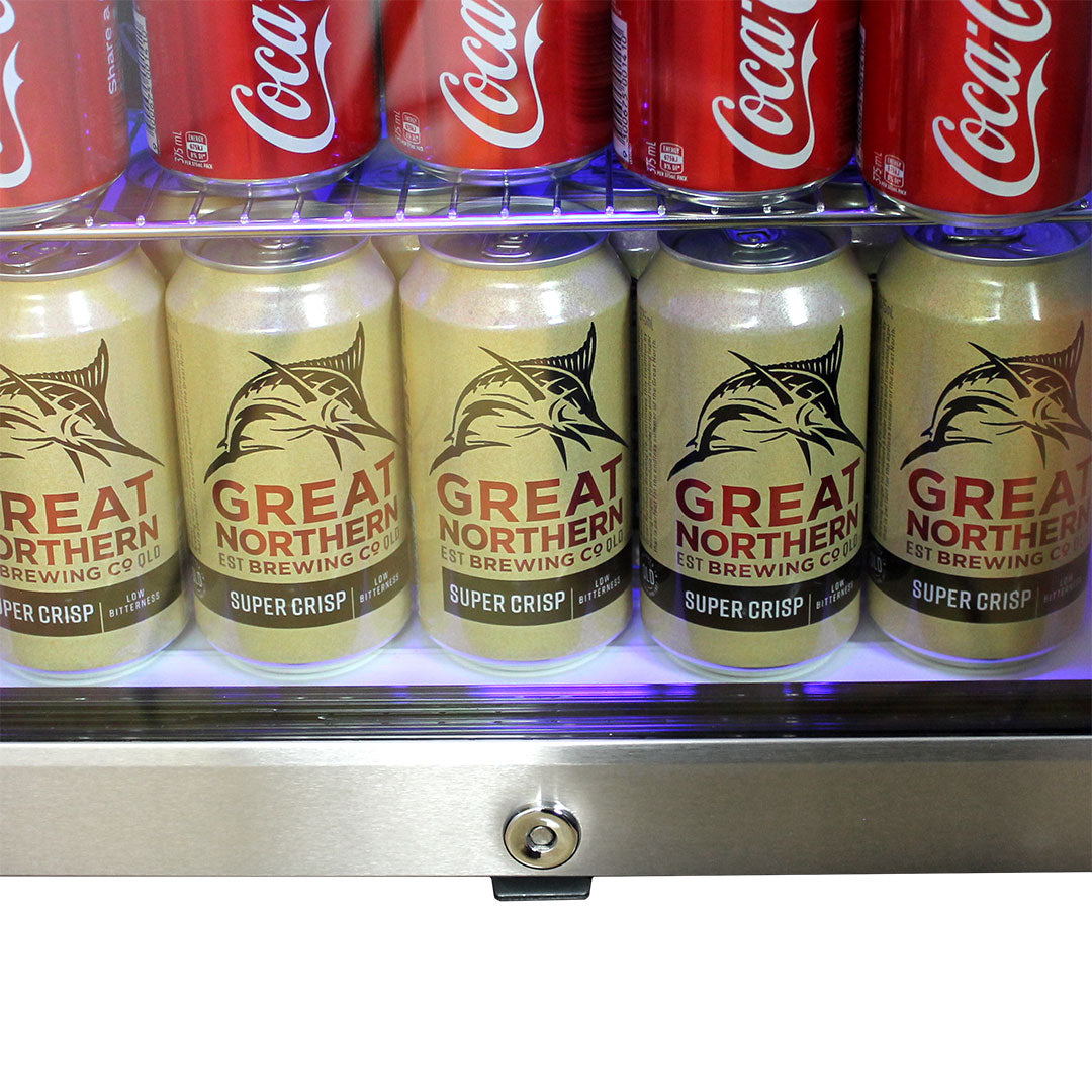 Tropical Glass Door Beer Fridge / Compact Bar Fridge 70 Litre With Lock ...