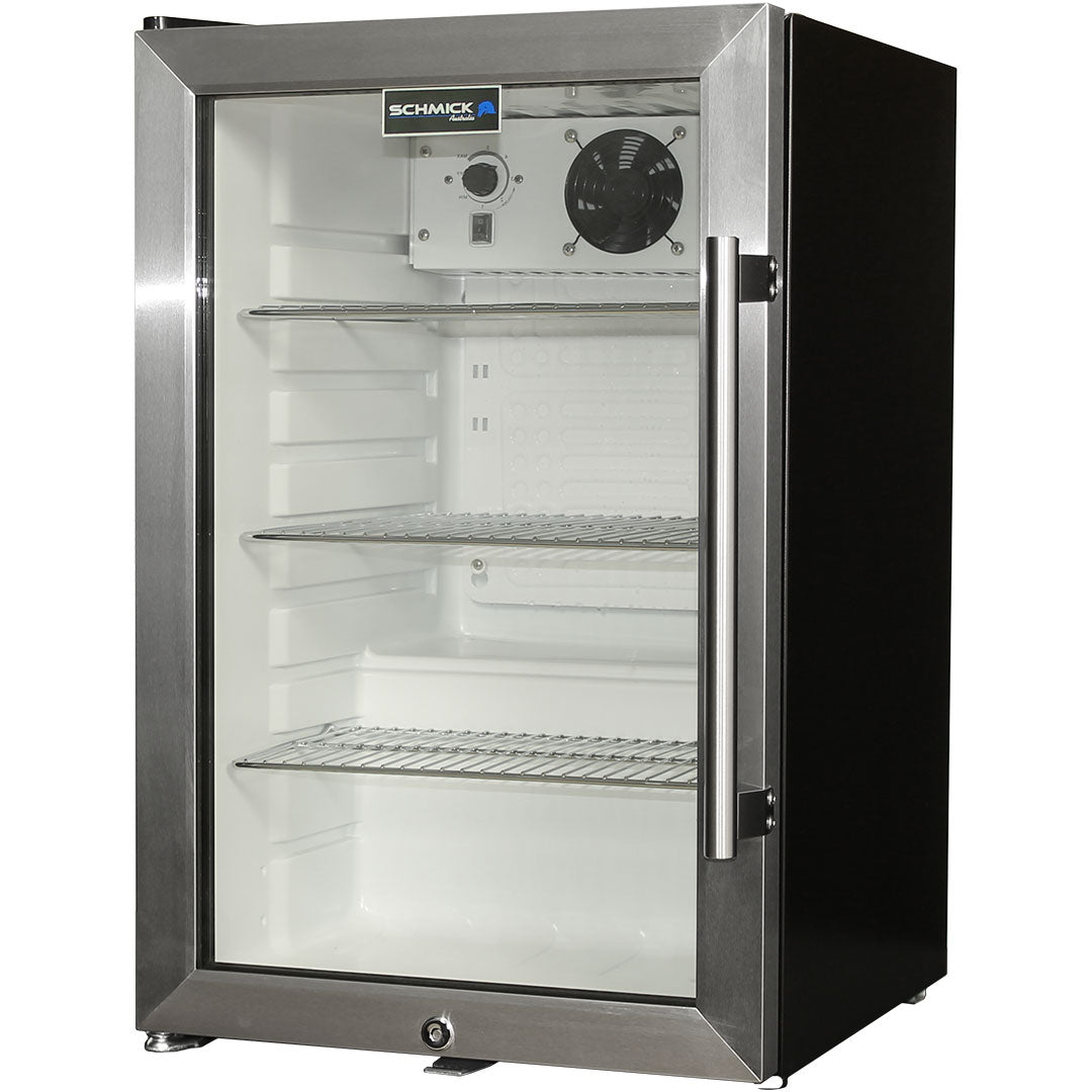 Tropical Glass Door Beer Fridge / Compact Bar Fridge 70 Litre With Lock ...