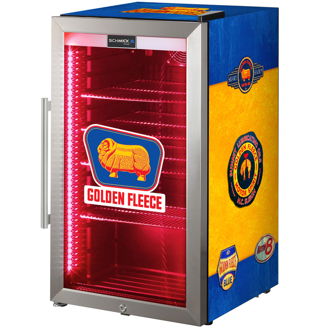 Fuel Pump Design Triple Glazed Alfresco Bar Fridge With Lock And Led ...