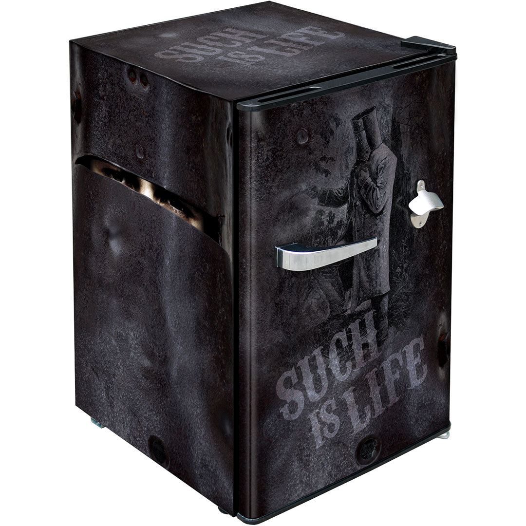 Mini Bar Fridge Retro 70 Litre All Black With Solid Door – Bar Fridges ...