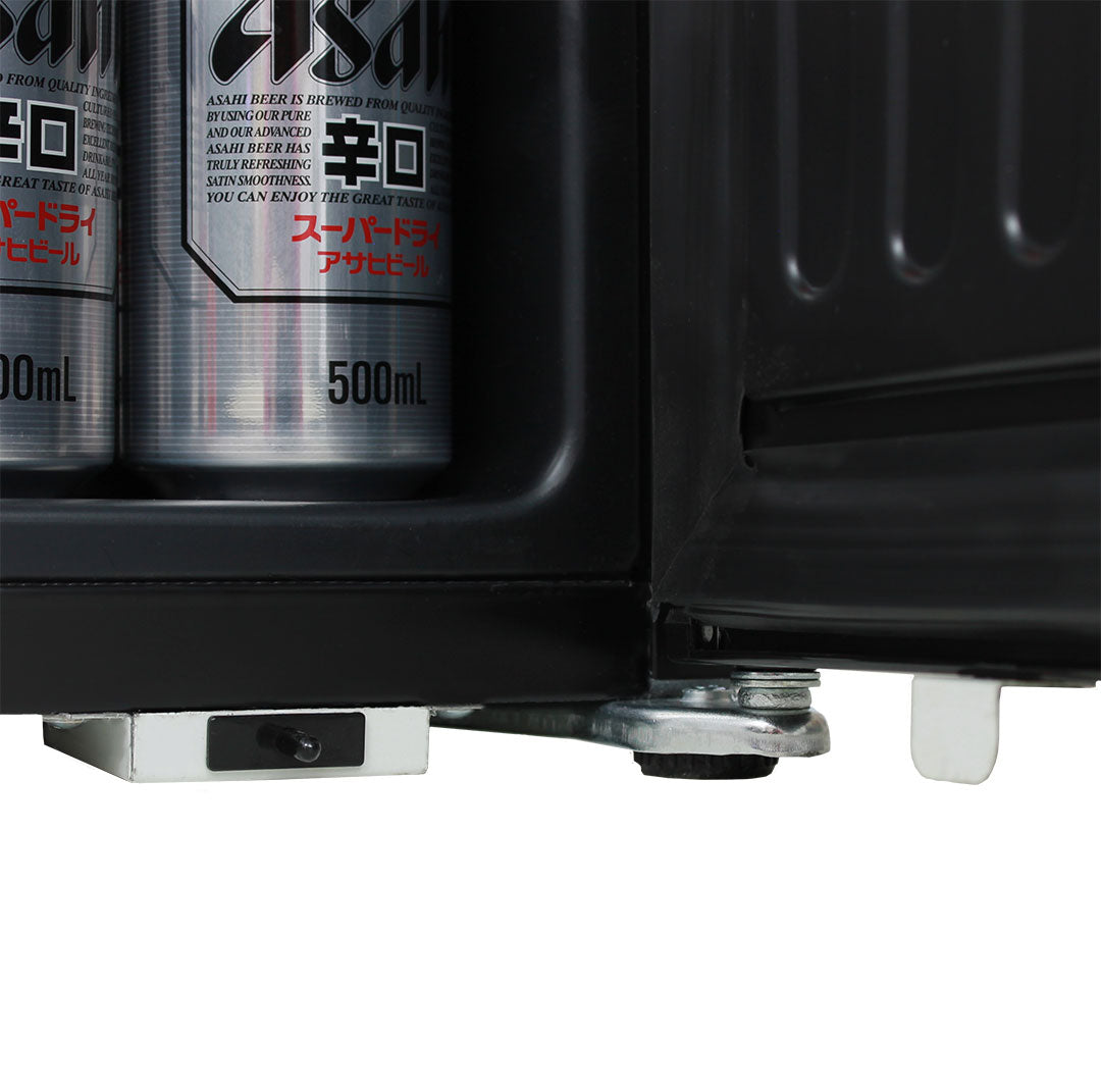 Corona Beer Mini Bar Fridge Retro 70 Litre All Black With Solid Door ...