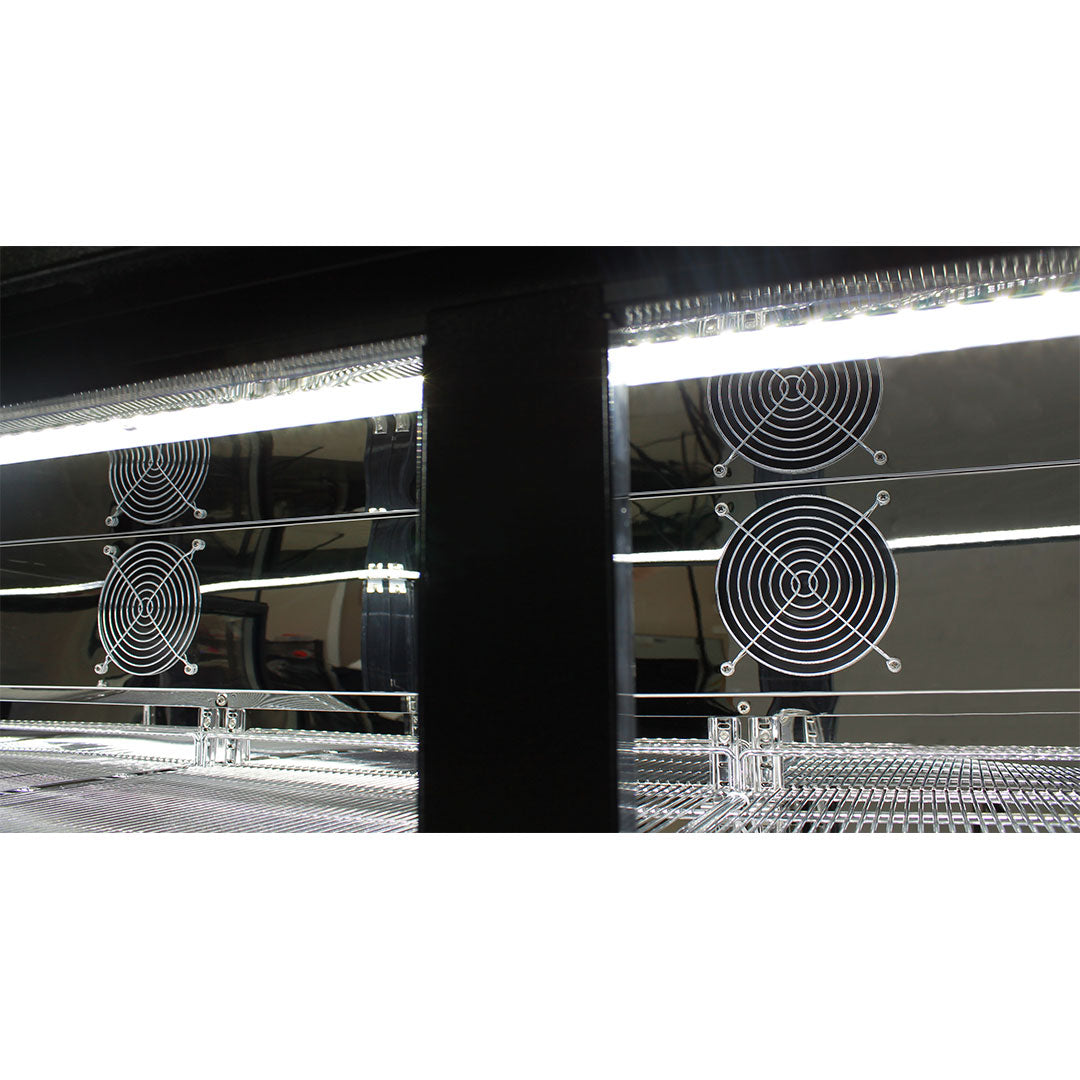 Under Bench Glass 3 Door Commercial Bar Fridge with LG Compressor – Bar ...