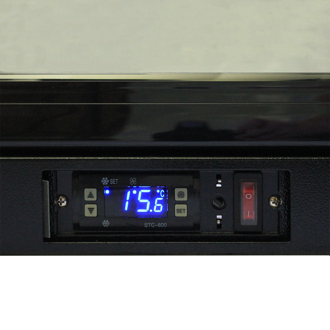 Led Light Multi Colored Commercial Glass Door Bar Fridge With Remote ...