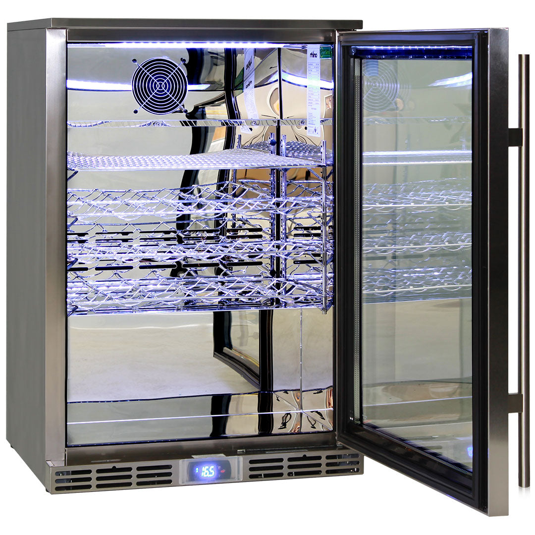 Rhino Outdoor Glass 1 Door Alfresco Drinks Bar Fridge – Bar Fridges ...