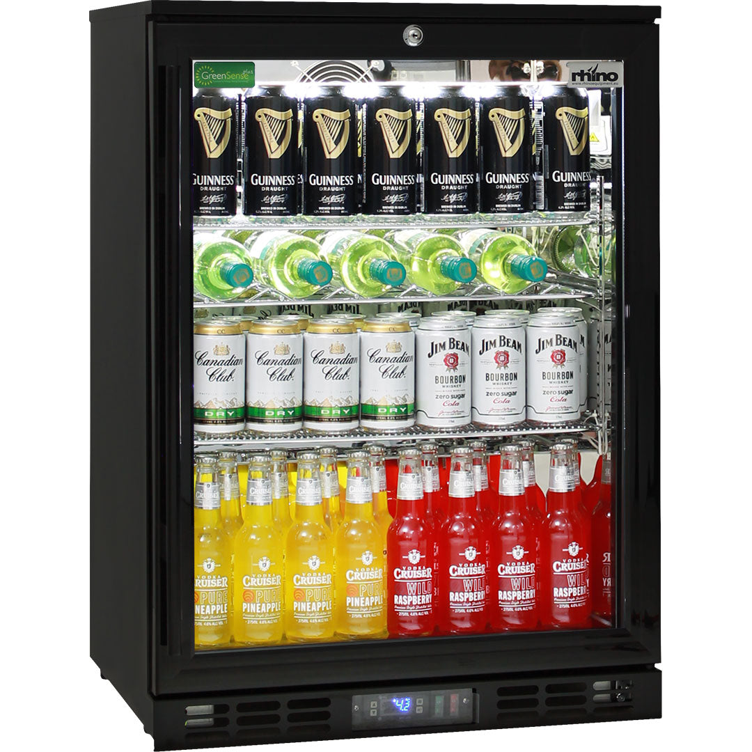 Quiet Running Glass Door Commercial Bar Fridge with GMCC Compressor ...