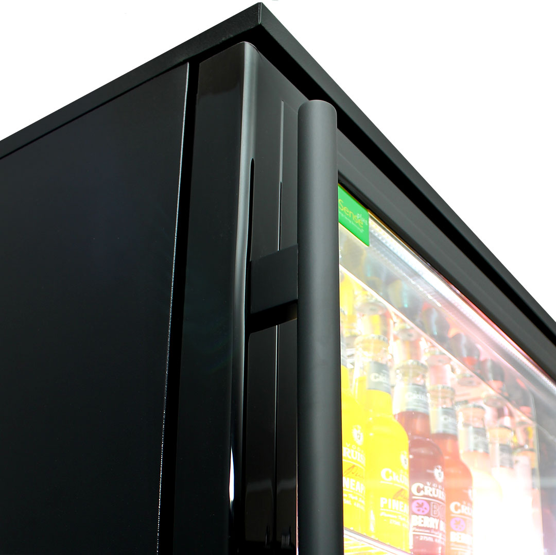 Rhino Glass Door Commercial Upright Left Hinged Bar Fridge With Triple ...
