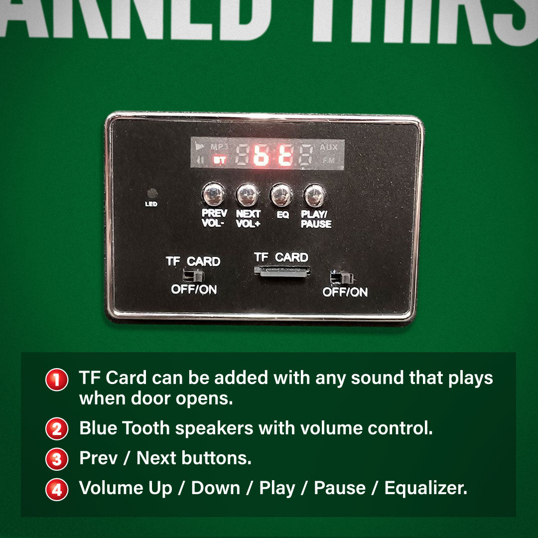 Round VB Branded Bar Fridge With Blue Tooth And Speakers Makes A Great ...