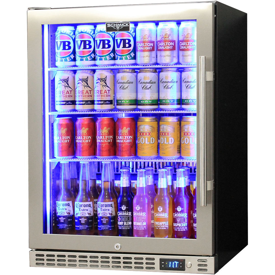 Schmick Glass Door Under Bench Bar Fridge With Quality Parts And Quiet ...