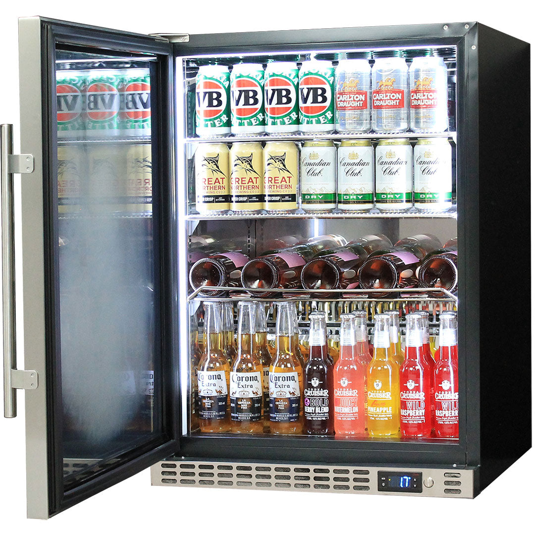Schmick Heated Glass Door Under Bench Bar Fridge With Quality Parts And ...