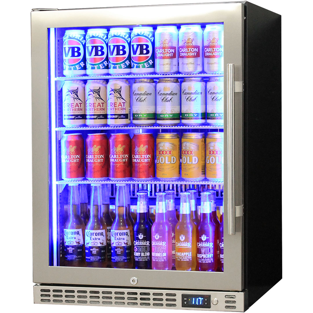 Schmick Heated Glass Door Under Bench Bar Fridge With Quality Parts And ...