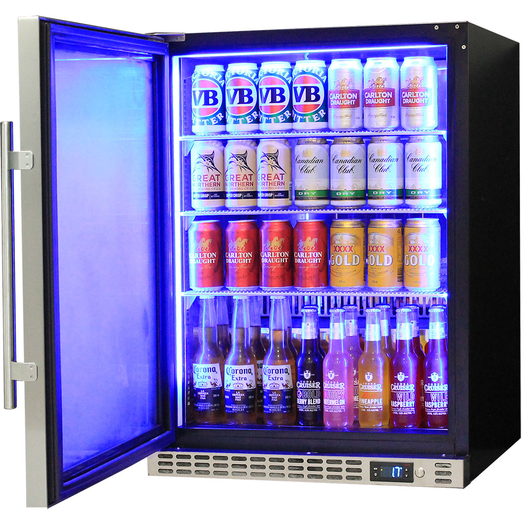 Schmick Heated Glass Door Under Bench Bar Fridge With Quality Parts And ...