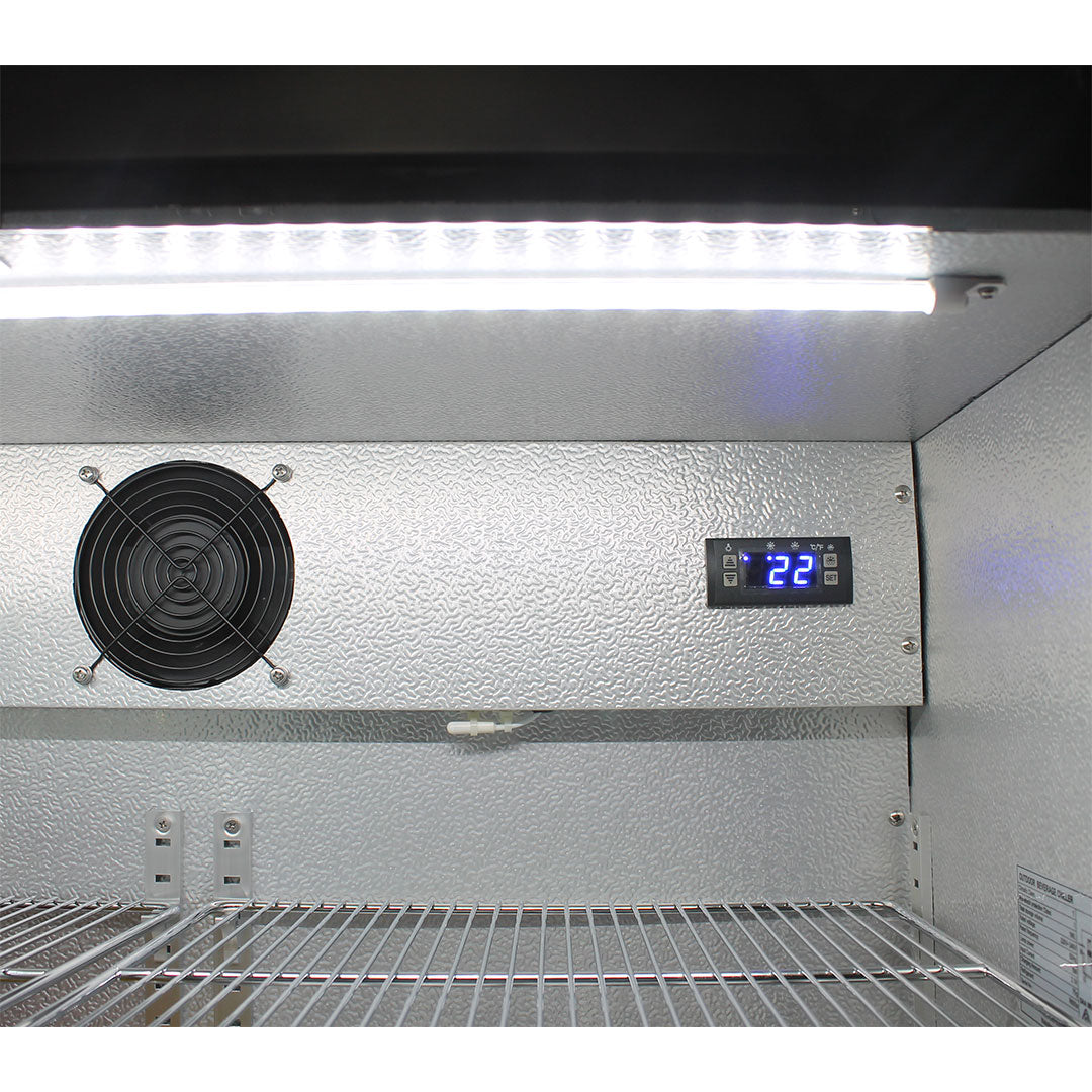 Schmick Stainless Steel 2 Door Alfresco Bar Fridge With Heated Glass ...