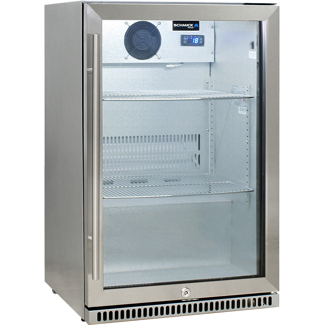 Schmick 304 Stainless Steel 1 Door Alfresco Bar Fridge With Heated ...