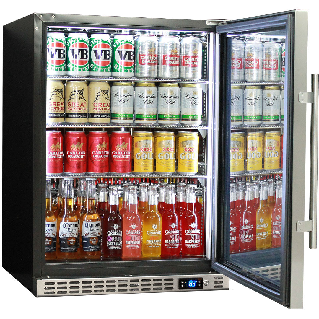 Schmick Heated Glass Door Under Bench Bar Fridge With Quality Parts And ...