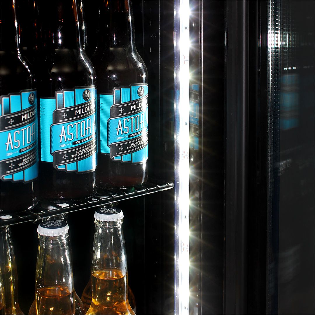 Schmick Skinny Glass Door Upright Bar Fridge Asahi Design, Brand Parts ...
