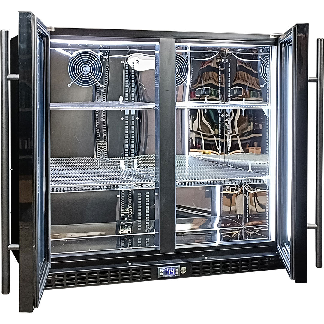 Schmick Quiet Running Energy Efficient Heated Glass Door Bar Fridge ...