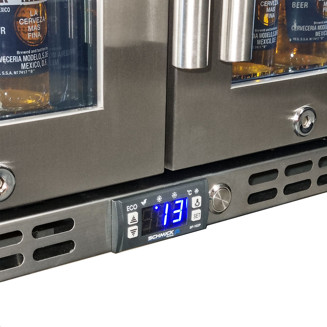 Schmick Quiet Running Energy Efficient Heated Stainless Glass Door Bar ...