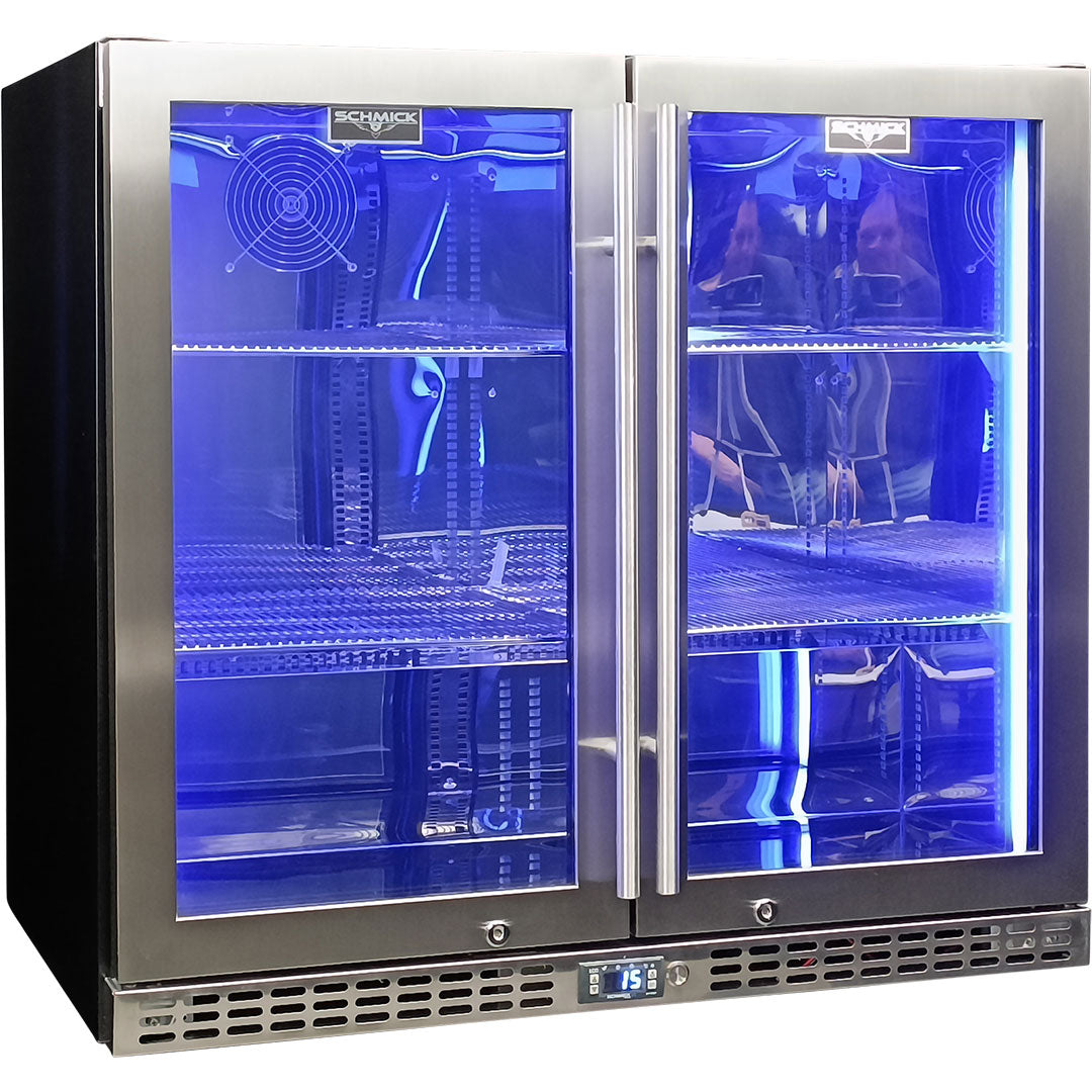 Schmick Quiet Running Energy Efficient Heated Stainless Glass Door Bar ...