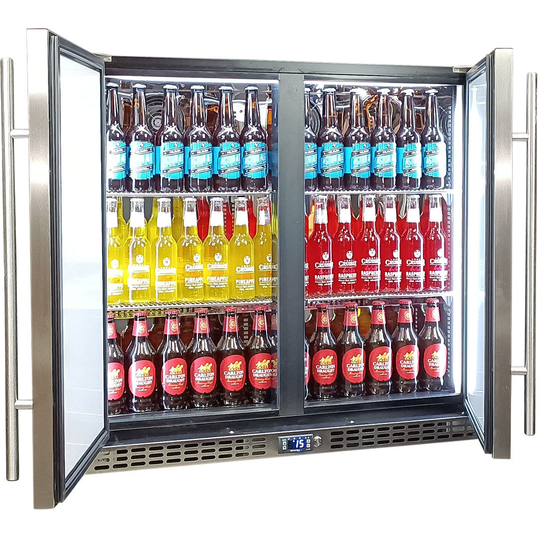 Schmick Quiet Running Energy Efficient Stainless Door Bar Fridge With ...