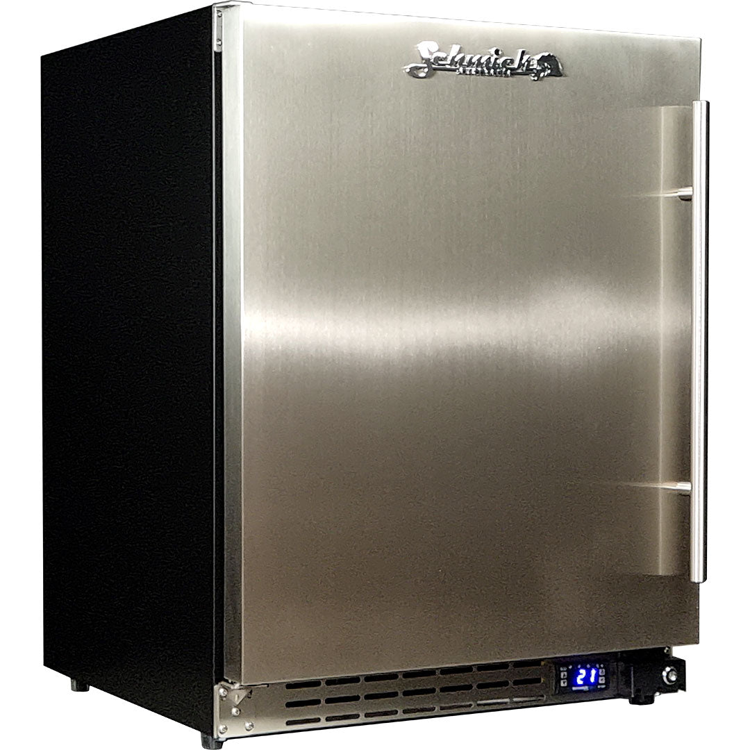 Under Bench Solid Stainless Door Bar Fridge Front Venting Classy Design ...