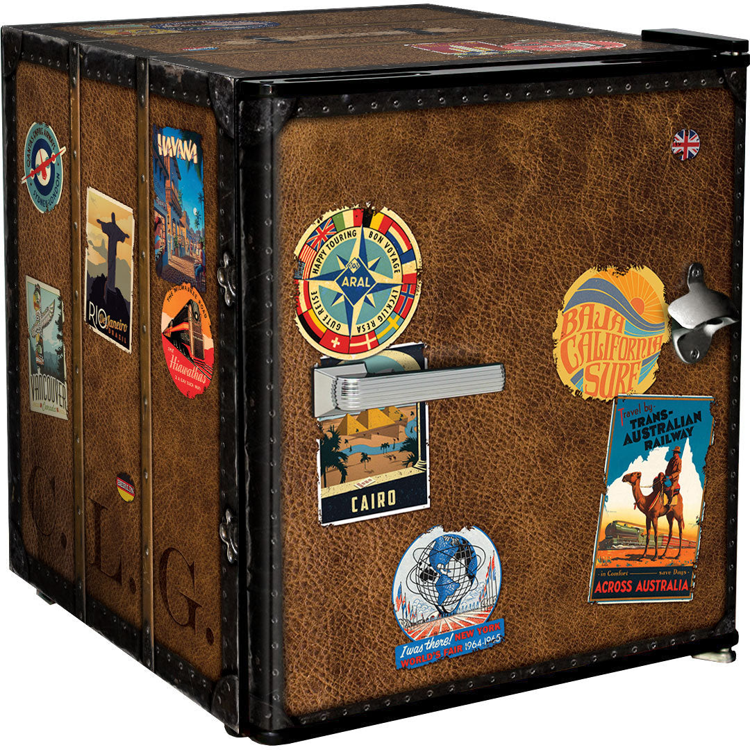 Luggage Case Design Mini Vintage Retro Bar Fridge – Bar Fridges Australia