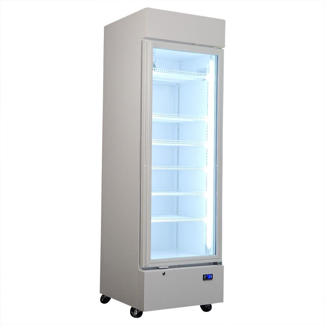 Upright Quiet Running Glass Door Bar Fridge Model Hus Sc372w Bar