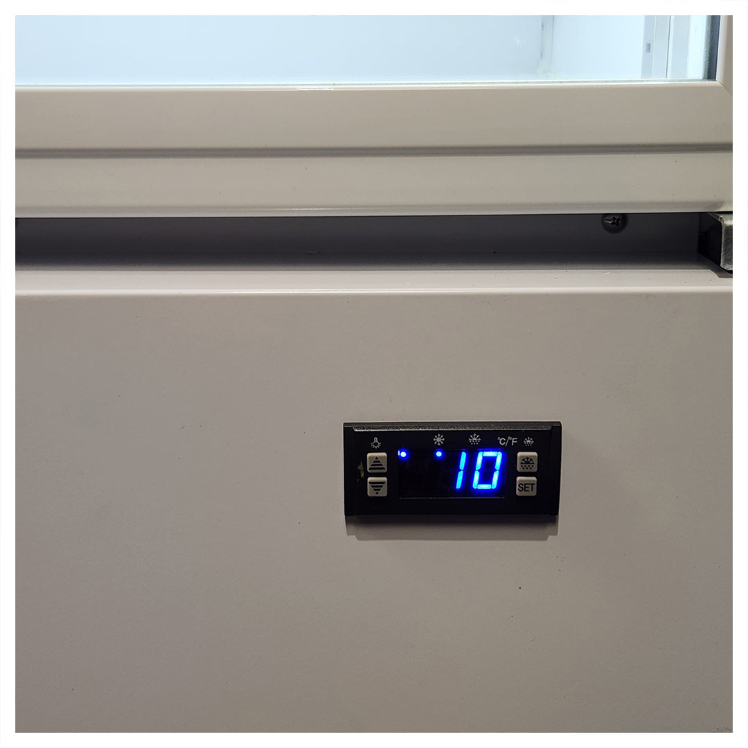 Upright Quiet Running Glass Door Bar Fridge Model Hus Sc372w Bar